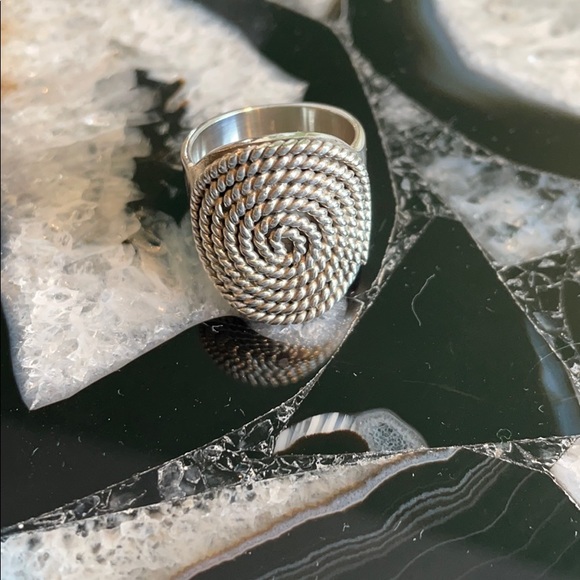 Jewelry | Sterling Silver Rope Spiral Ring | Poshmark